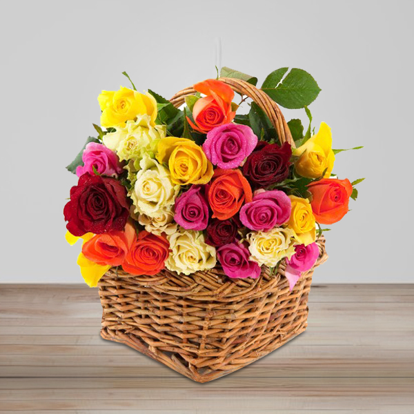 Send Mixed Roses Online Bouquet | Mixed Roses Arrangement - Giftalove.com