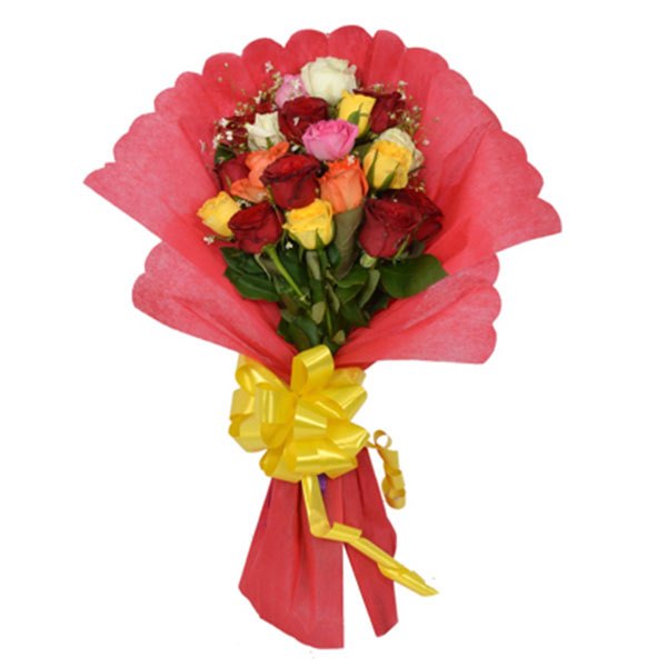 Send Awesome Mixed Roses Bouquet Online - ADB35GAL17 | Giftalove
