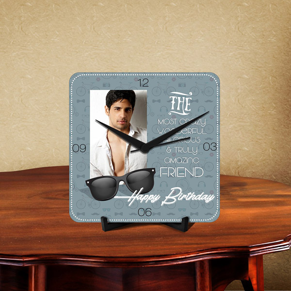 Send Personalised Desk Clock for Crazy Friend Online - GAL20-95261 ...