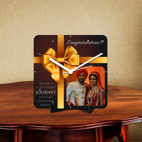 Send Personalised Desk Clock for Wonderful Journey Online - GAL20-95262 ...