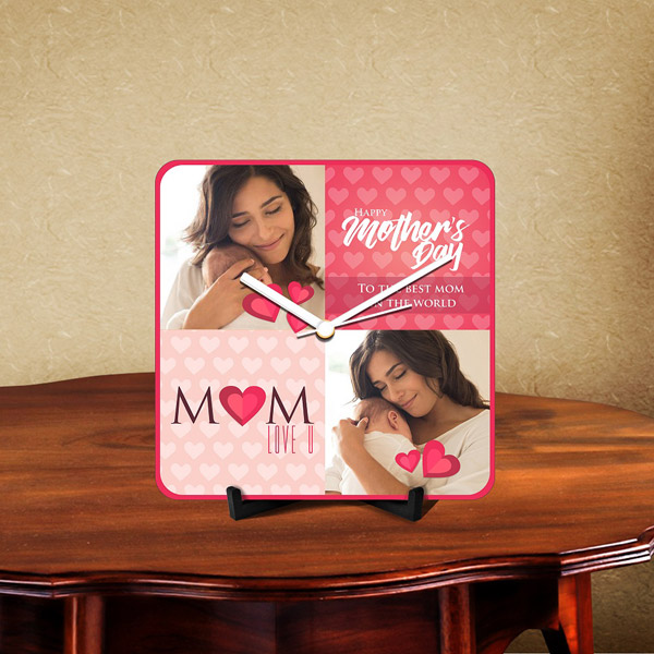 Send Personalized Mom Love You Desk Clock Online - GAL20-95290 | Giftalove