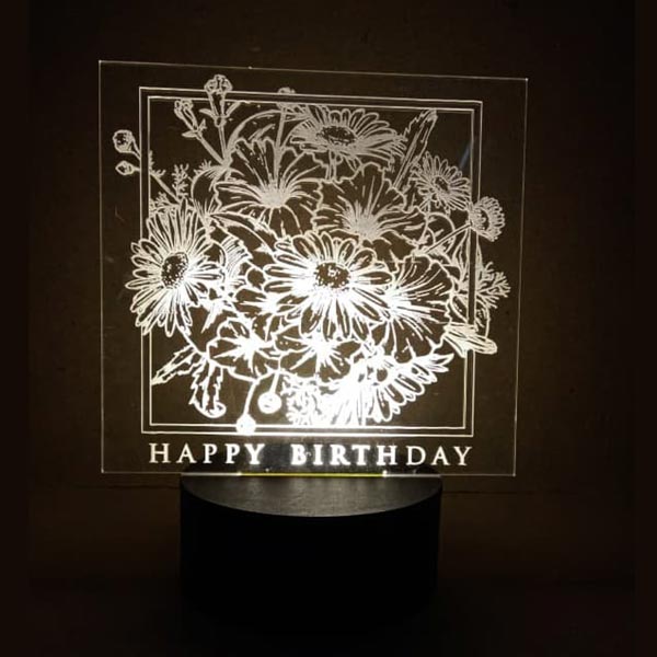Send 3D LED Happy Birthday Lamp Online - GAL21-99370 | Giftalove
