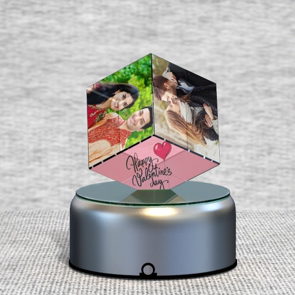Order & Send Personalised Crystal Cube Gifts Online - Giftalove.com