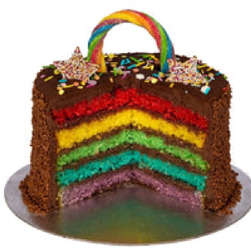 Send Chocolate Rainbow Layer Cake Online - UK23-111976 | Giftalove