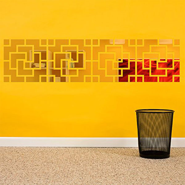 Send 3d Mirror wall stickers for hall Online ...