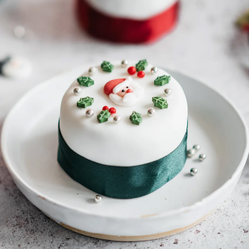 Send Christmas Mini Fondant Cake Online - GAL23-112338 | Giftalove