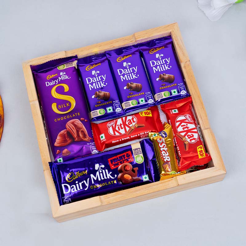Send Dairy Milk N KitKat Chocolate Gift Hamper Online - GAL23-111018 ...