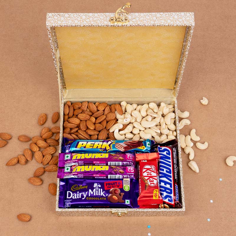 Send Dairy Milk with Dry Fruits Gift Pack Online - GAL23-111070 | Giftalove