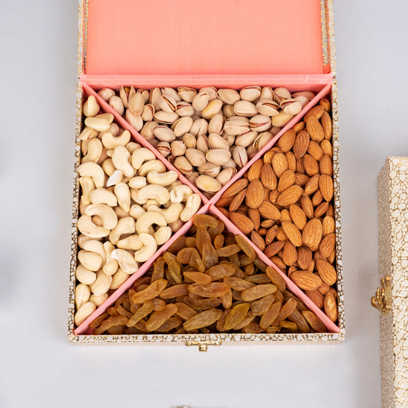 Send Dry Fruits with Designer Box Gift Hamper Online - GAL23-111035 ...