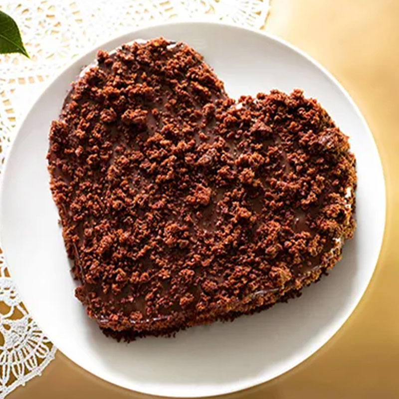 Send Heart Shape Choco Mud Cake Online - VL23-109975 | Giftalove