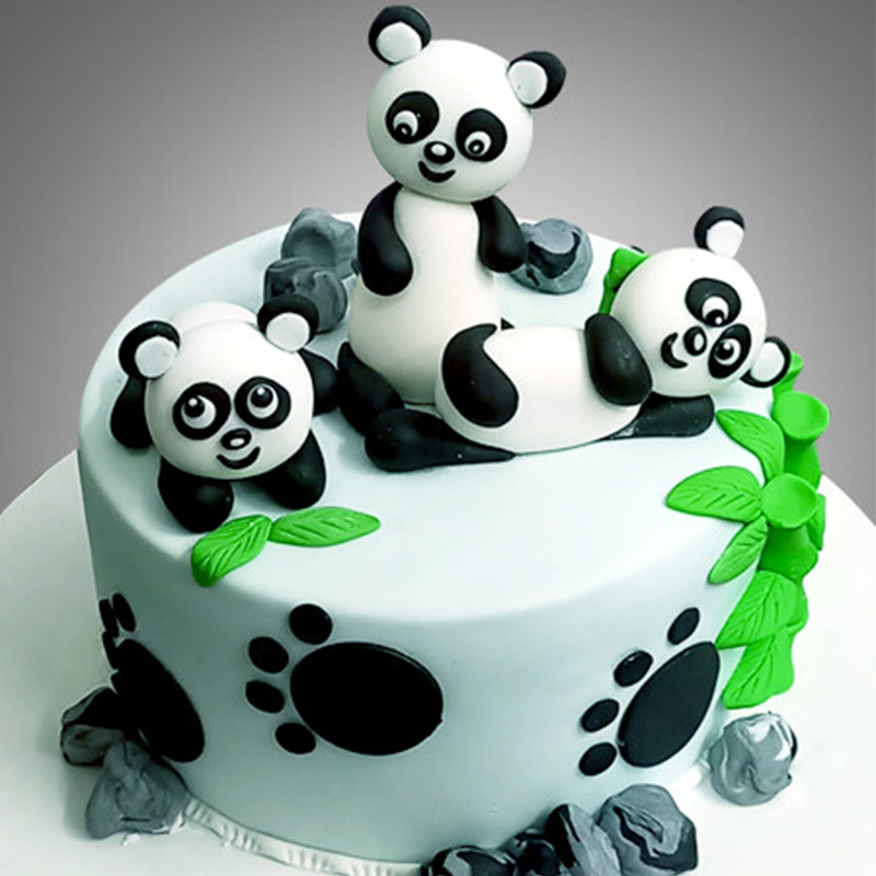 Send Heavenly Panda Black forest Cake Online - GAL24-112600 | Giftalove