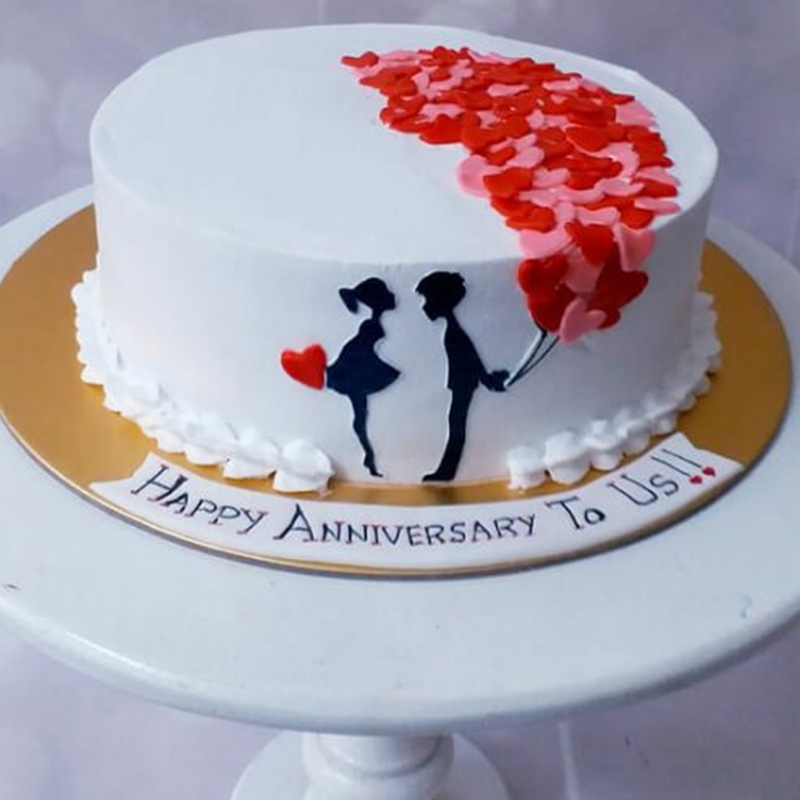 Send Love Cake for Anniversary Online - GAL23-112465 | Giftalove