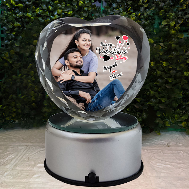Buy Personalized 3D Crystal With LED Base Online - VL23-110255 | Giftalove