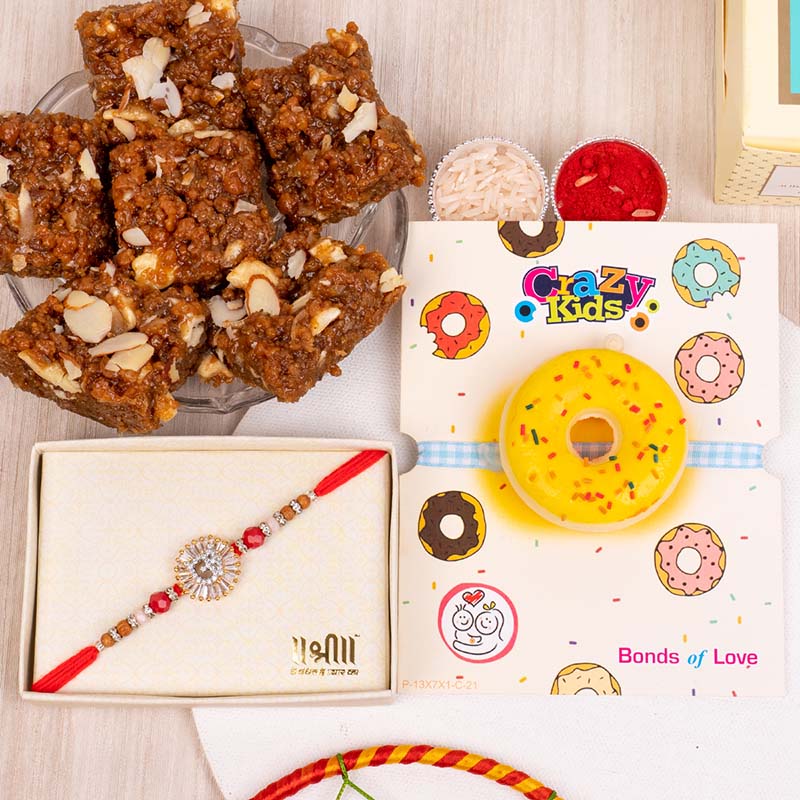 Rakhi With Sweets | Send Rakhi with Sweets Online | Giftalove