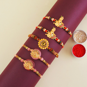 Rakhi Sets Online | Send sets of 2, 3, 4, 5 and 8 Rakhis Online - Giftalove